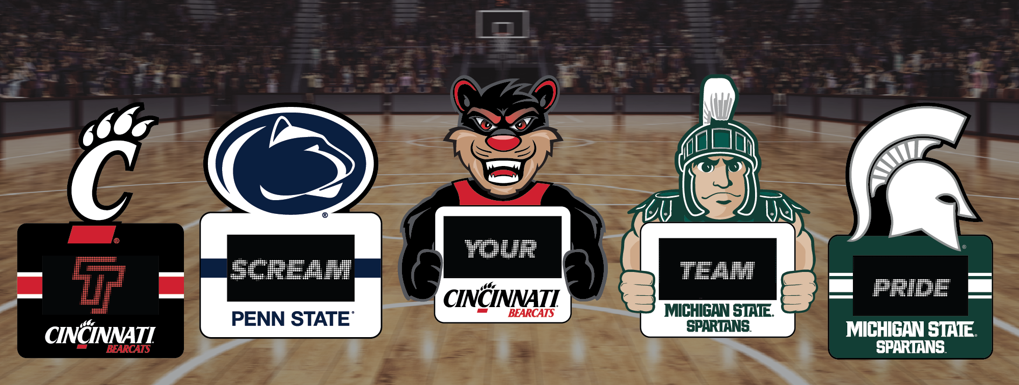 Elevate Team Pride with TeamTicker: Digital LED Displays for Sports Fa