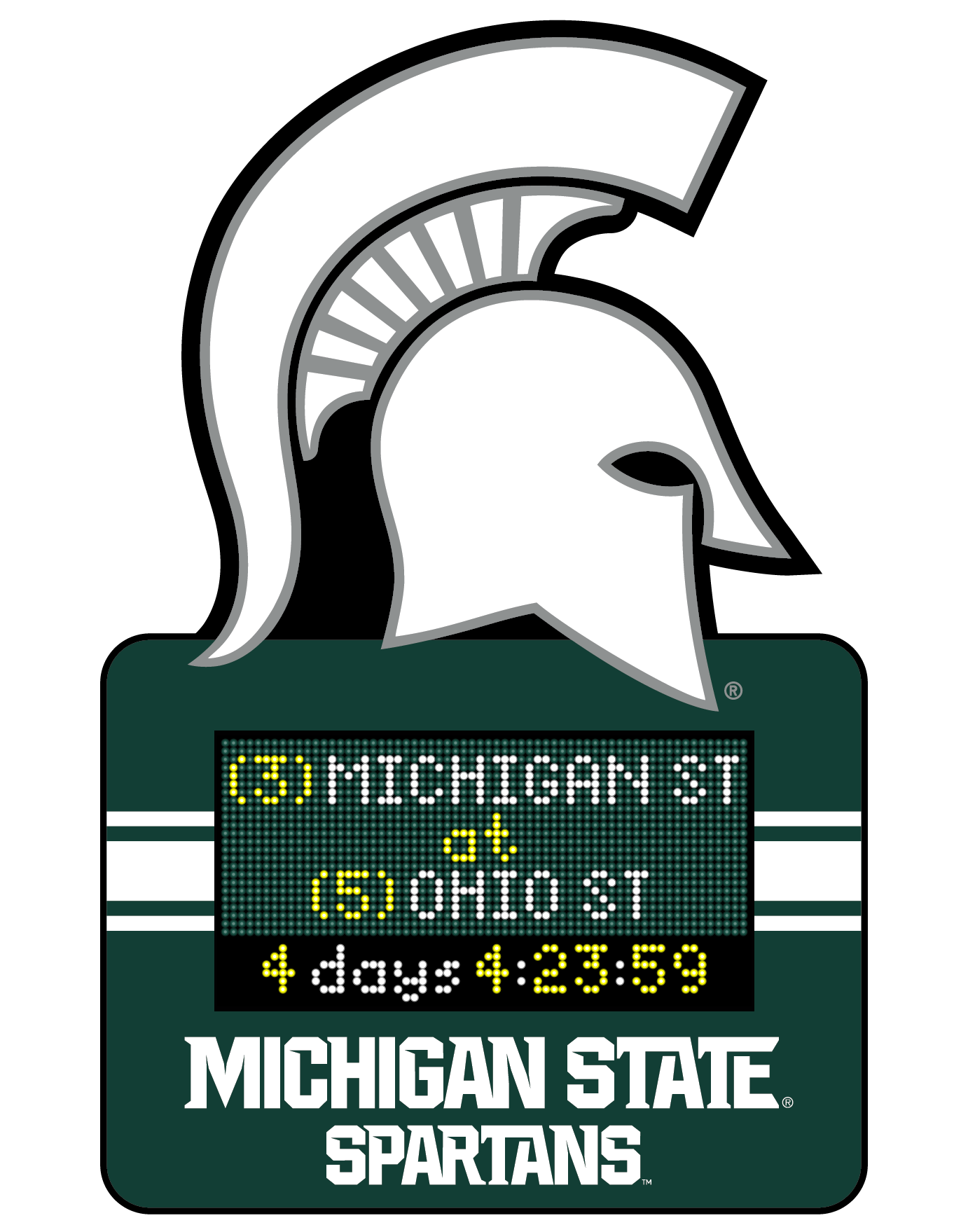 Michigan State Spartans TeamTicker